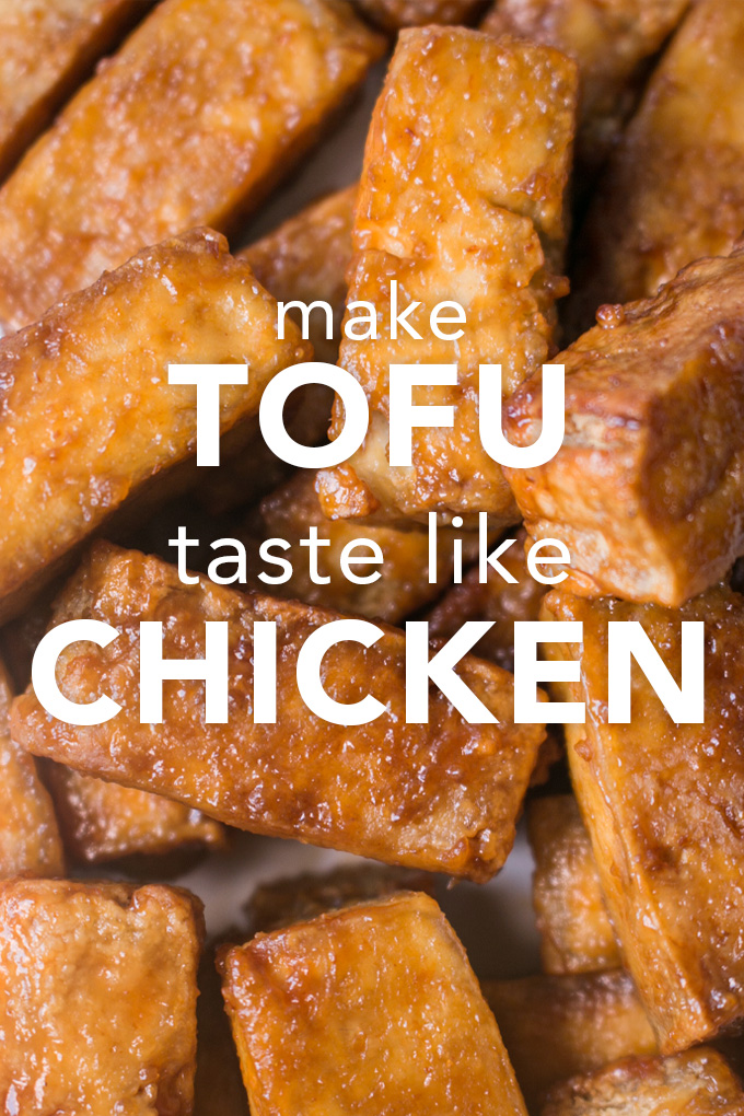 How do you make flavored tofu taste better?