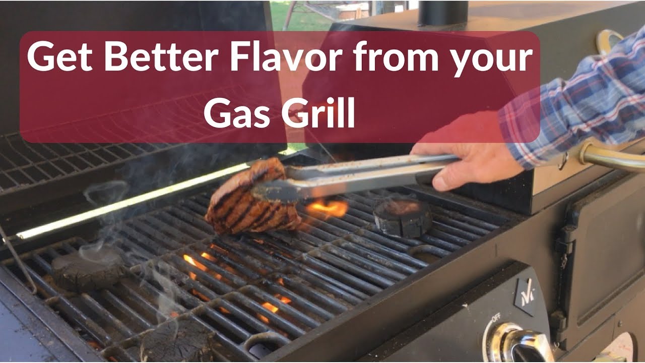 How do you make food taste better on a grill?