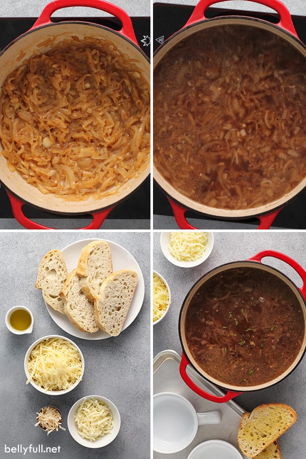 How do you make French onion soup darker?