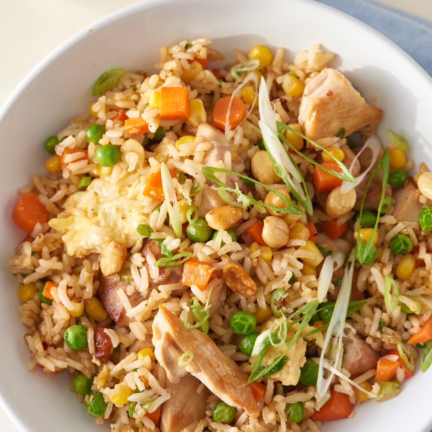 How do you make fried rice without it sticking to the pan?