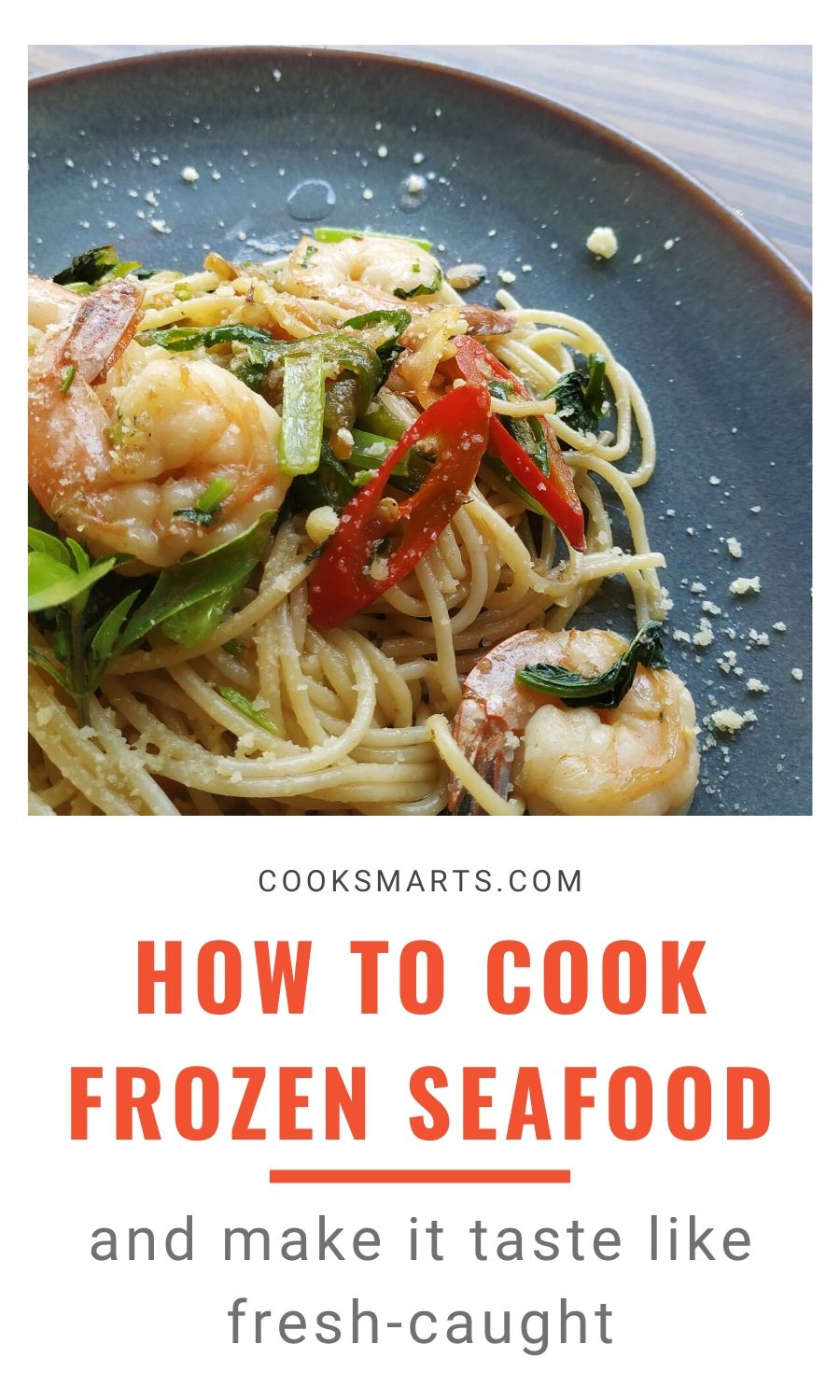 How do you make frozen seafood taste fresh?