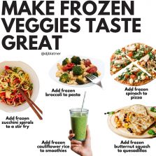 How do you make frozen taste better?