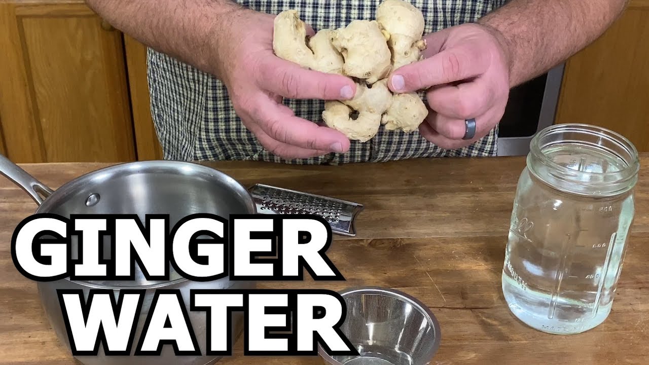 How do you make ginger water?
