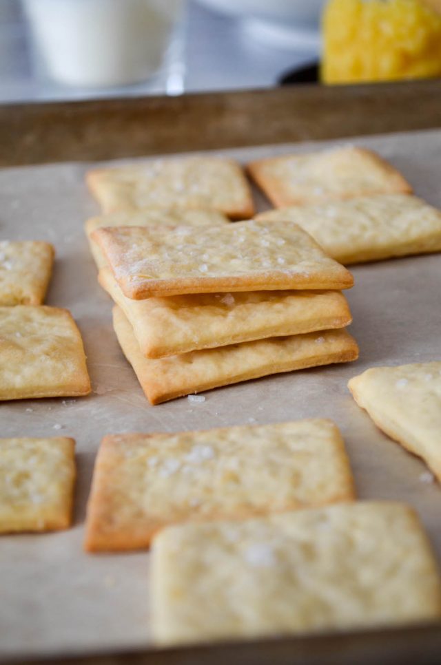 How do you make homemade saltine crackers?