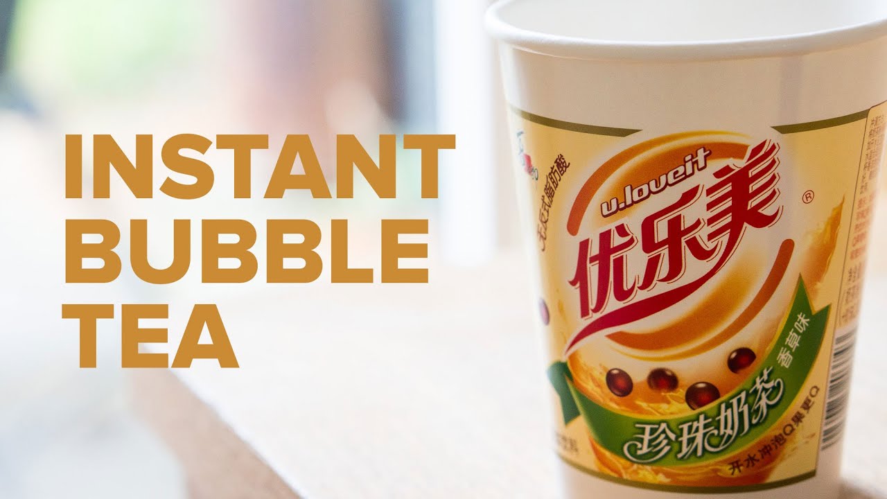How do you make instant boba milk tea?