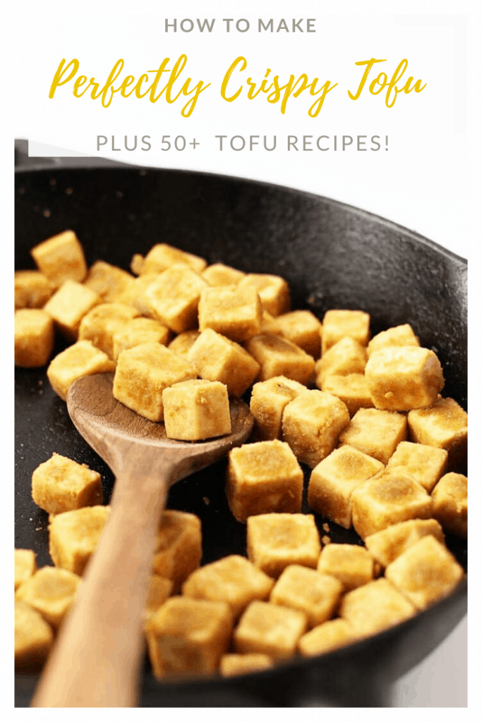 How do you make leftover tofu crispy?