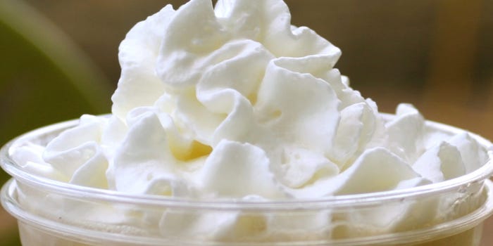 How do you make light cream with heavy cream?
