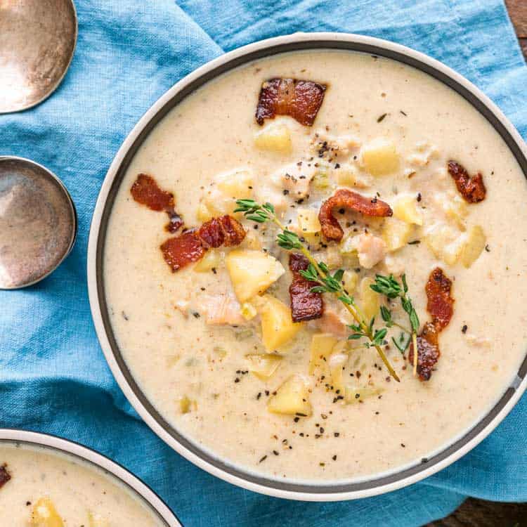 How do you make New England clam chowder better?