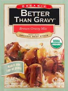 How do you make packaged brown gravy better?