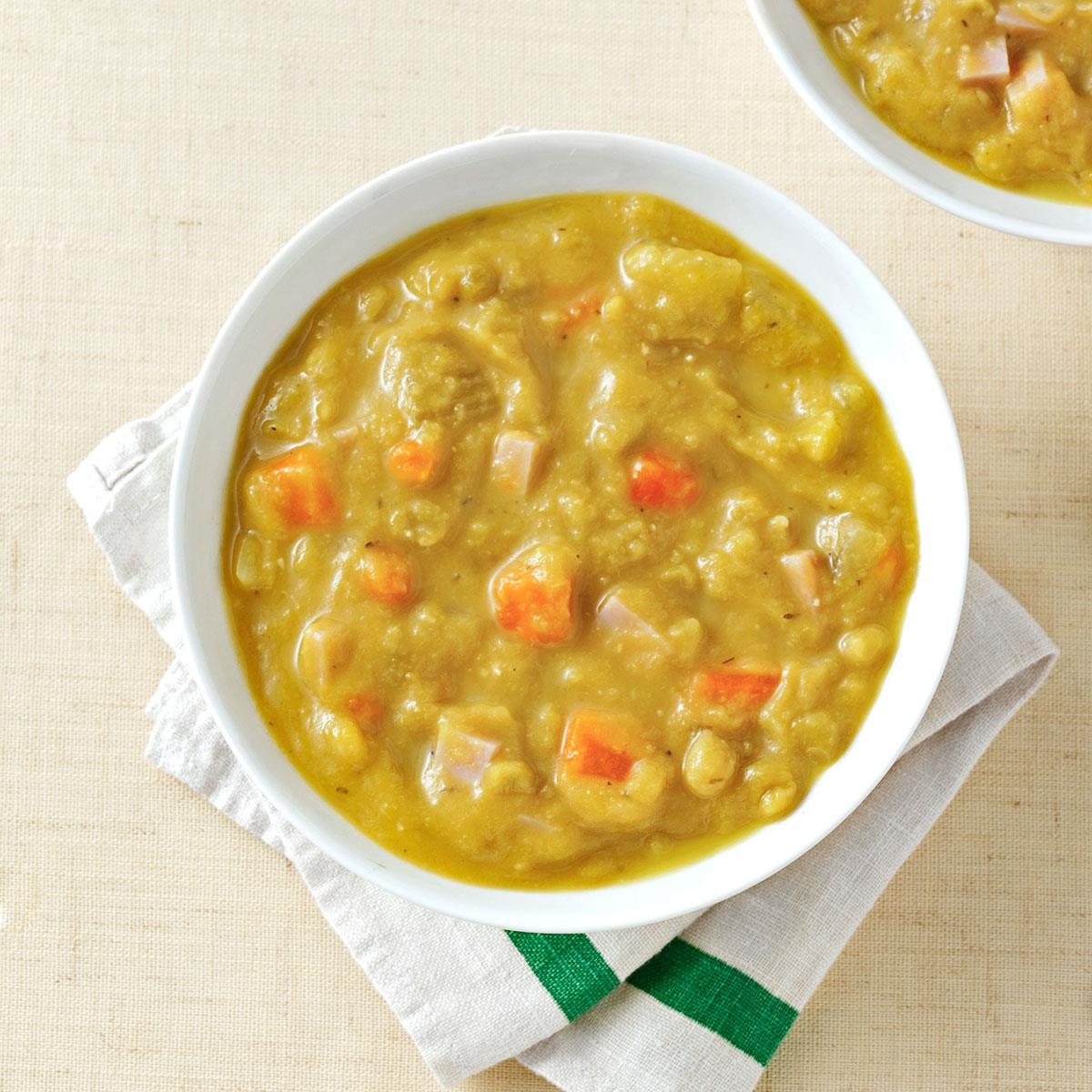 How do you make pea soup thicker?