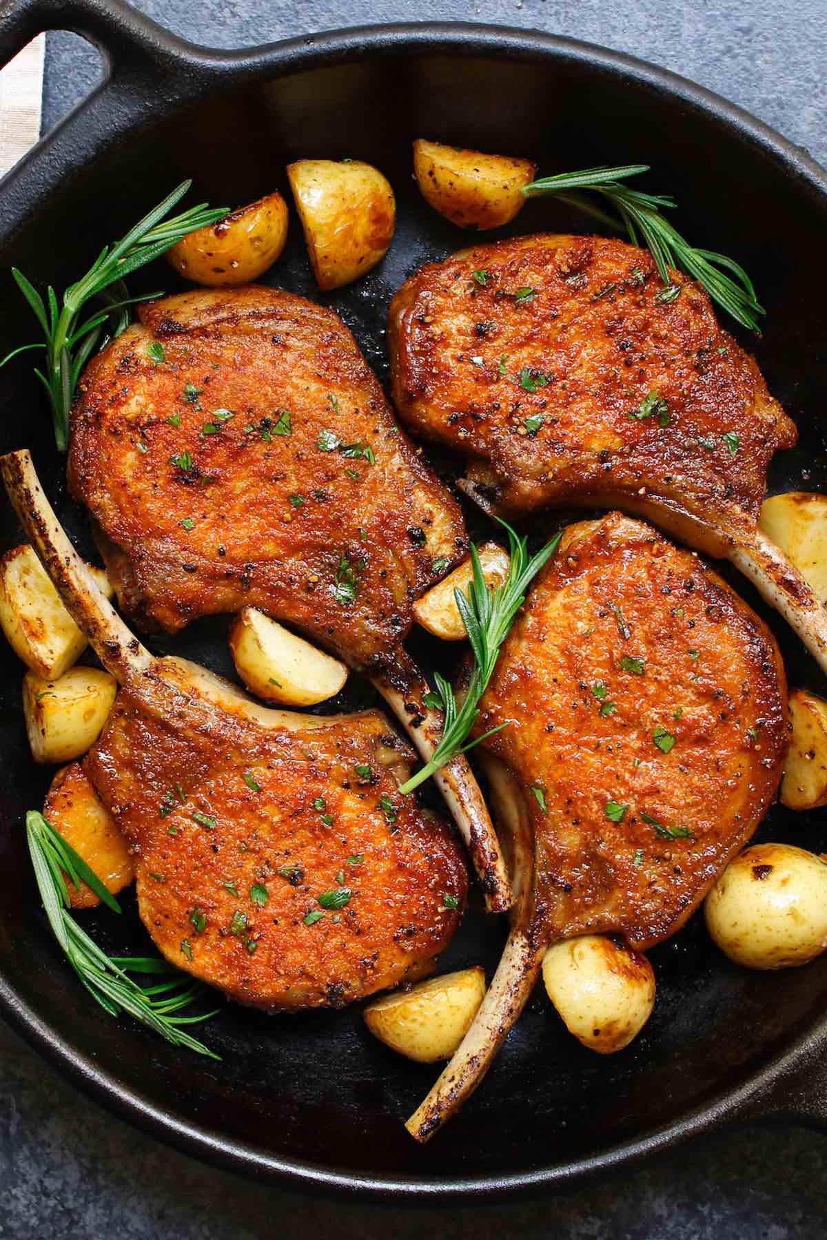 How do you make pork chops not dry and tough?