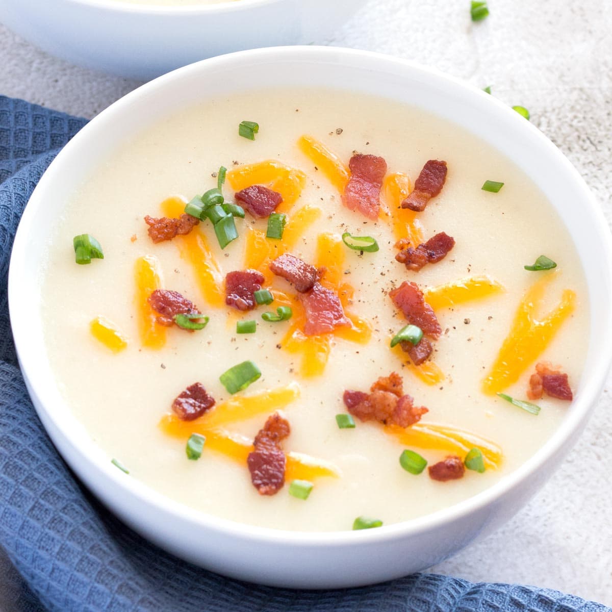 How do you make potato soup not gummy?