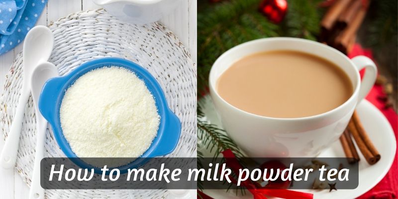How do you make powdered milk tea?