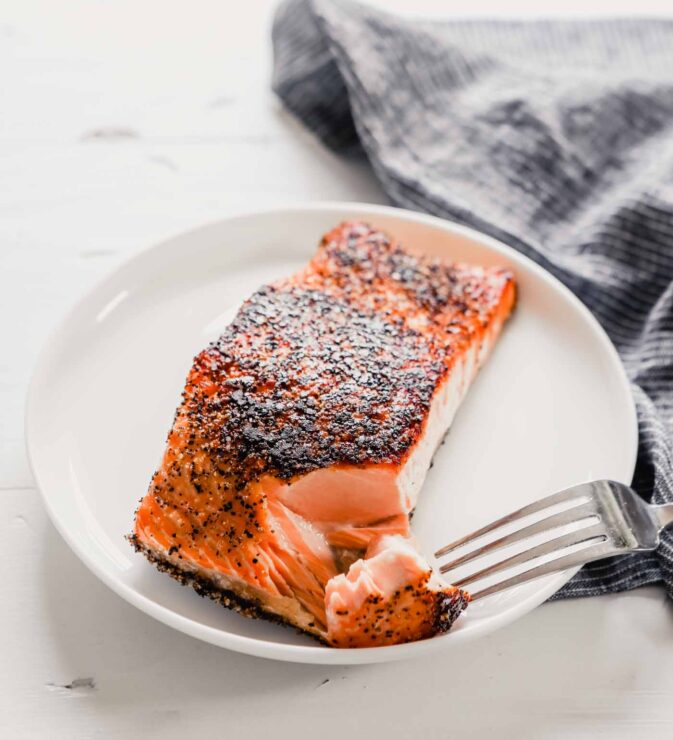 How do you make salmon less oily?