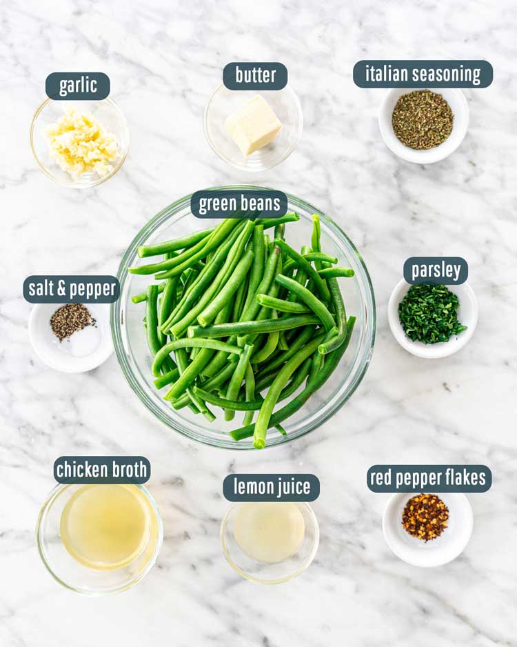 How do you make seasoning stick to green beans?