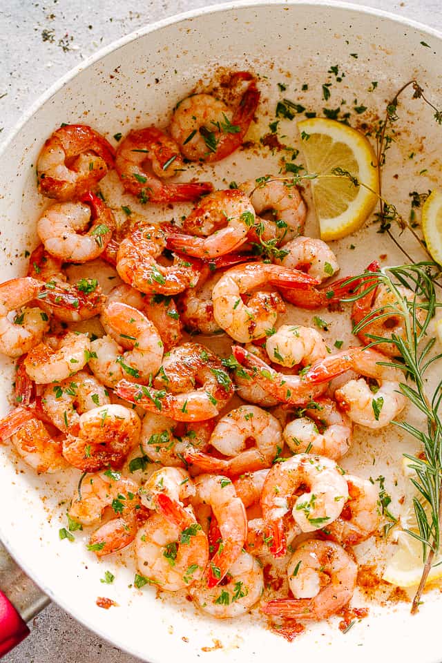 How do you make shrimp plump and juicy?