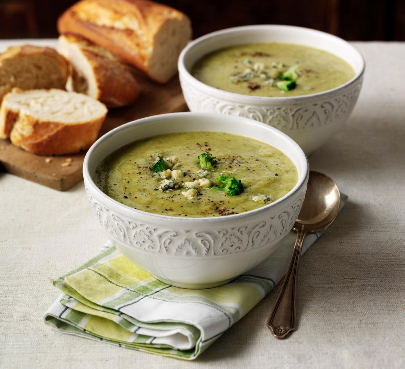 How do you make soup think?