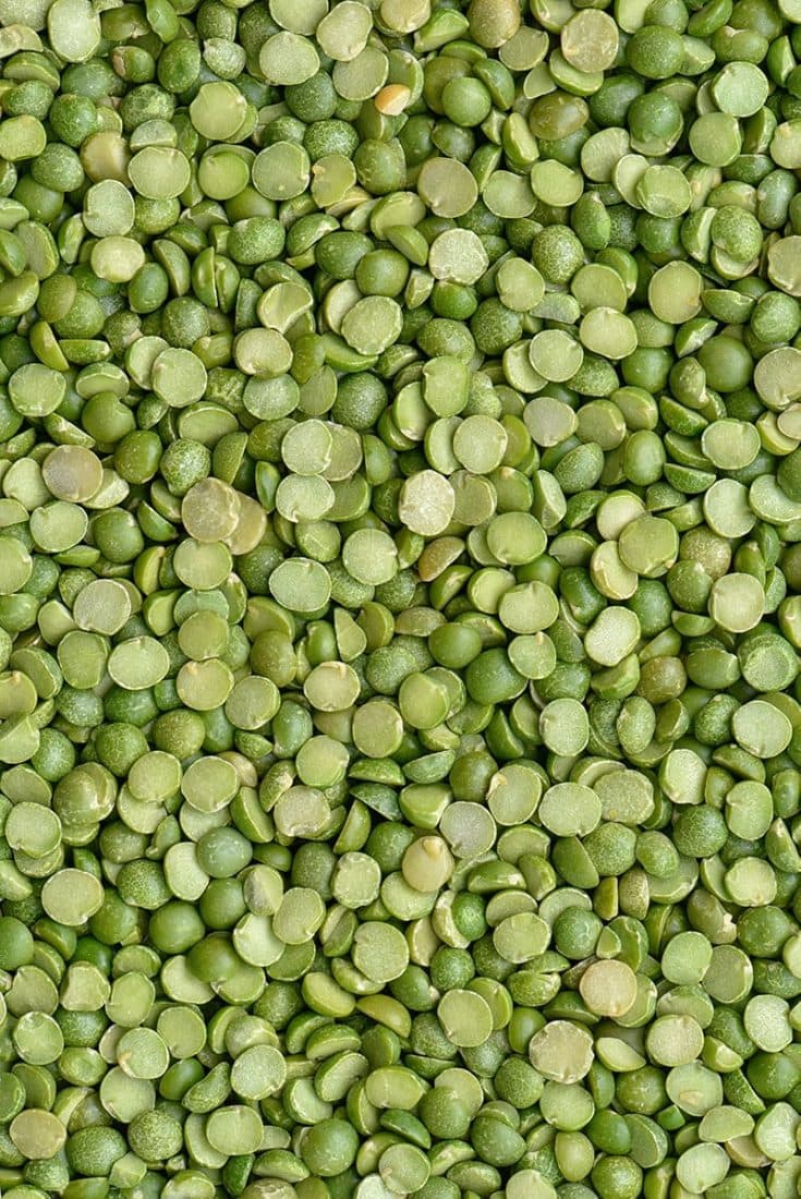How do you make split peas tender?