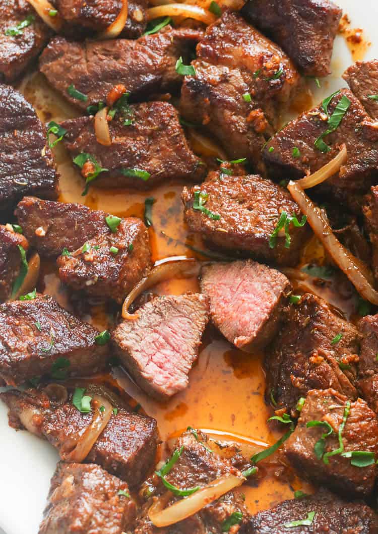 How do you make steak tips tender?