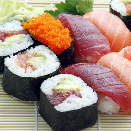 How do you make sushi fish safe?