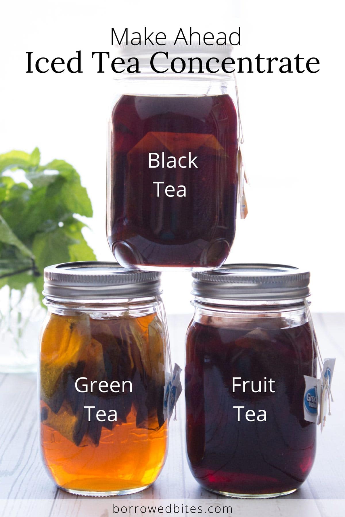 How do you make tea concentrate?