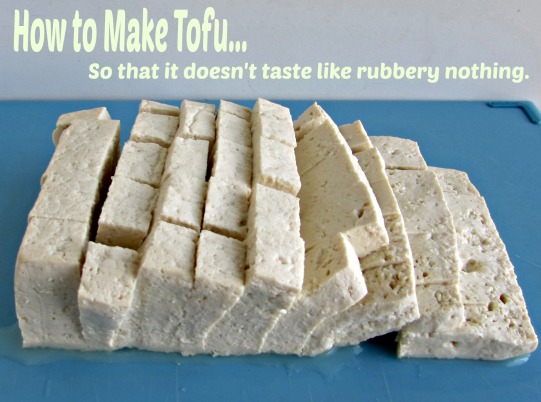 How do you make tofu not rubbery?