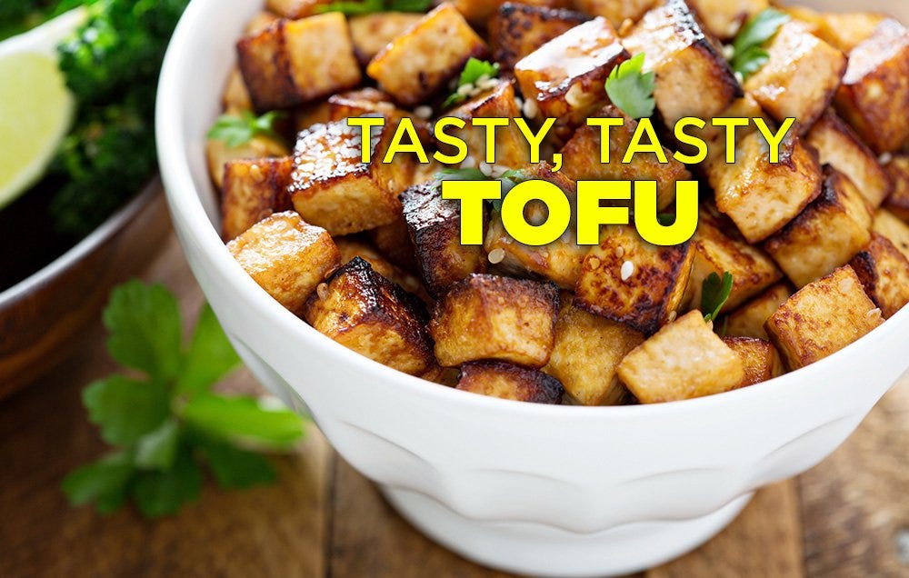 How do you make tofu taste better without adding calories?
