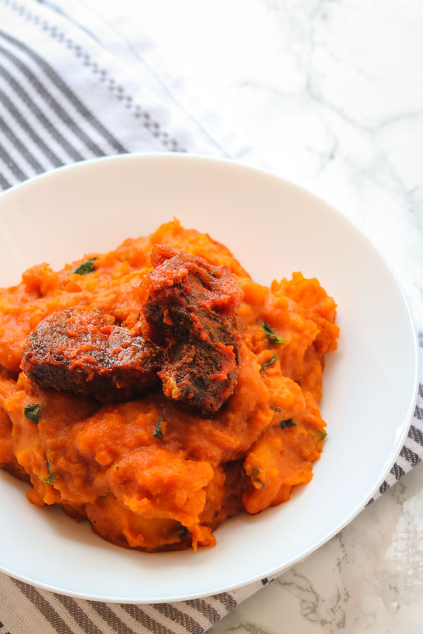 How do you make yam porridge?