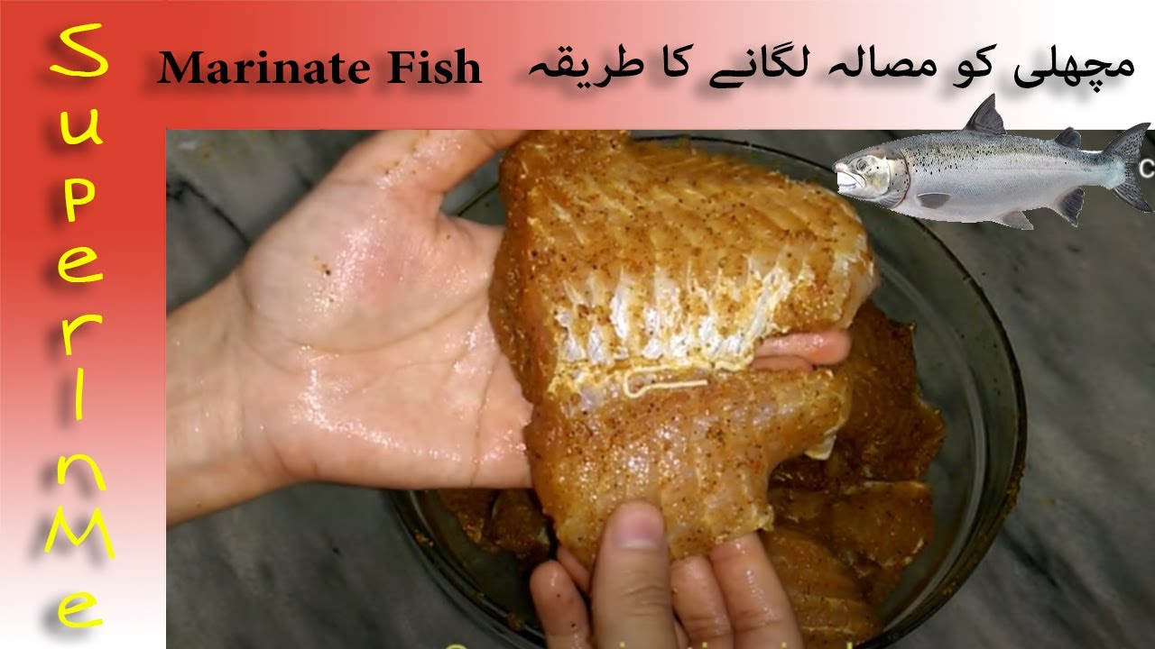 How do you marinate fish properly?