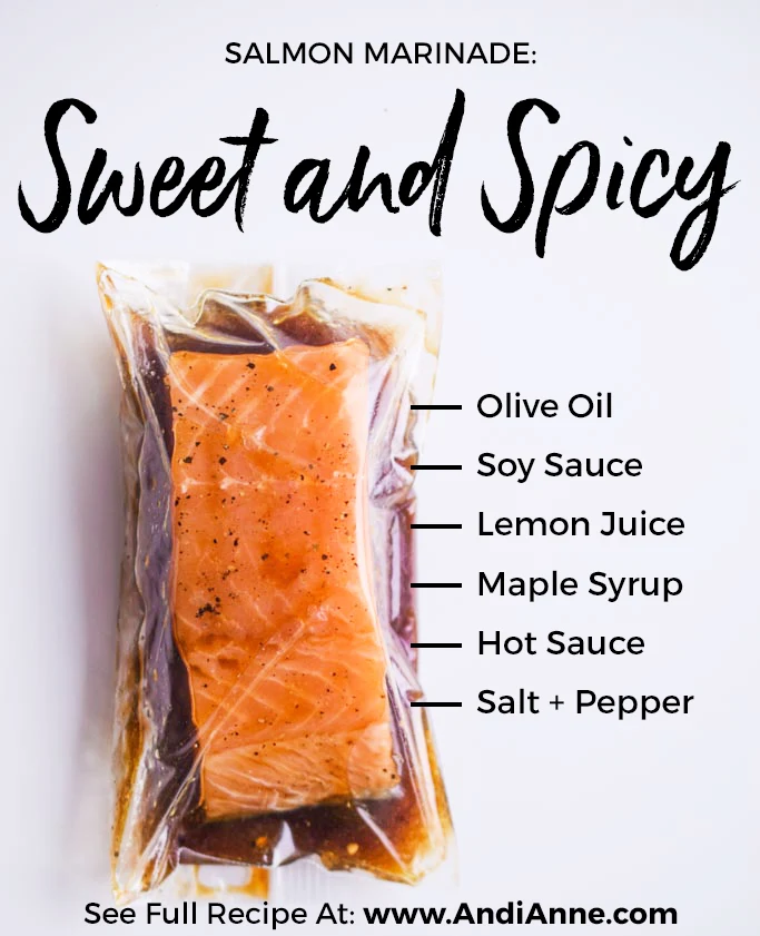 How do you marinate frozen salmon?