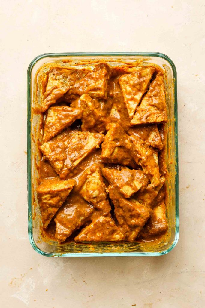 How do you marinate tempeh?