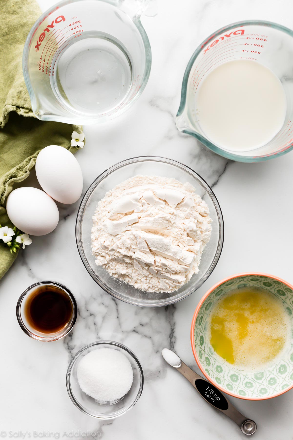 How do you measure baking ingredients?