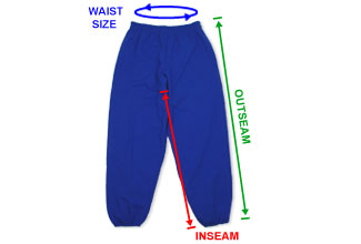 How do you measure for sweatpants?