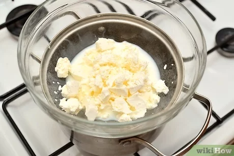 How do you melt feta cheese on the stove?