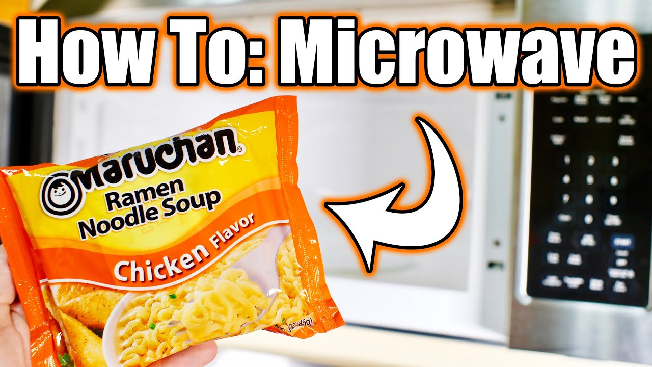 How do you microwave maruchan?