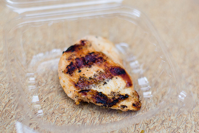 How do you moisten leftover chicken?