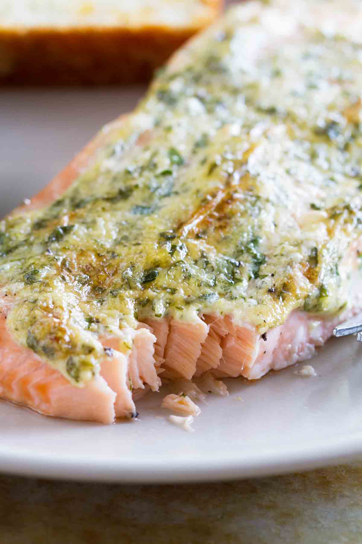 How do you moisten salmon?