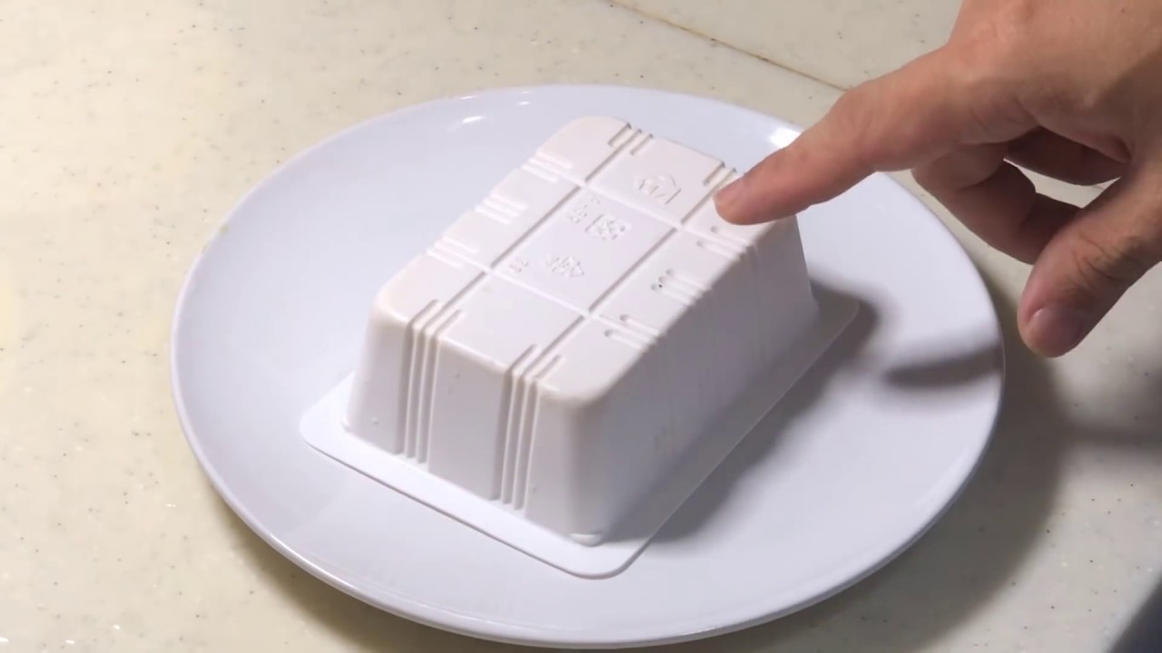 How do you open a tofu package?