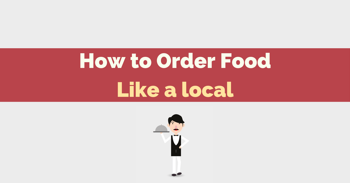 How do you order food in French?