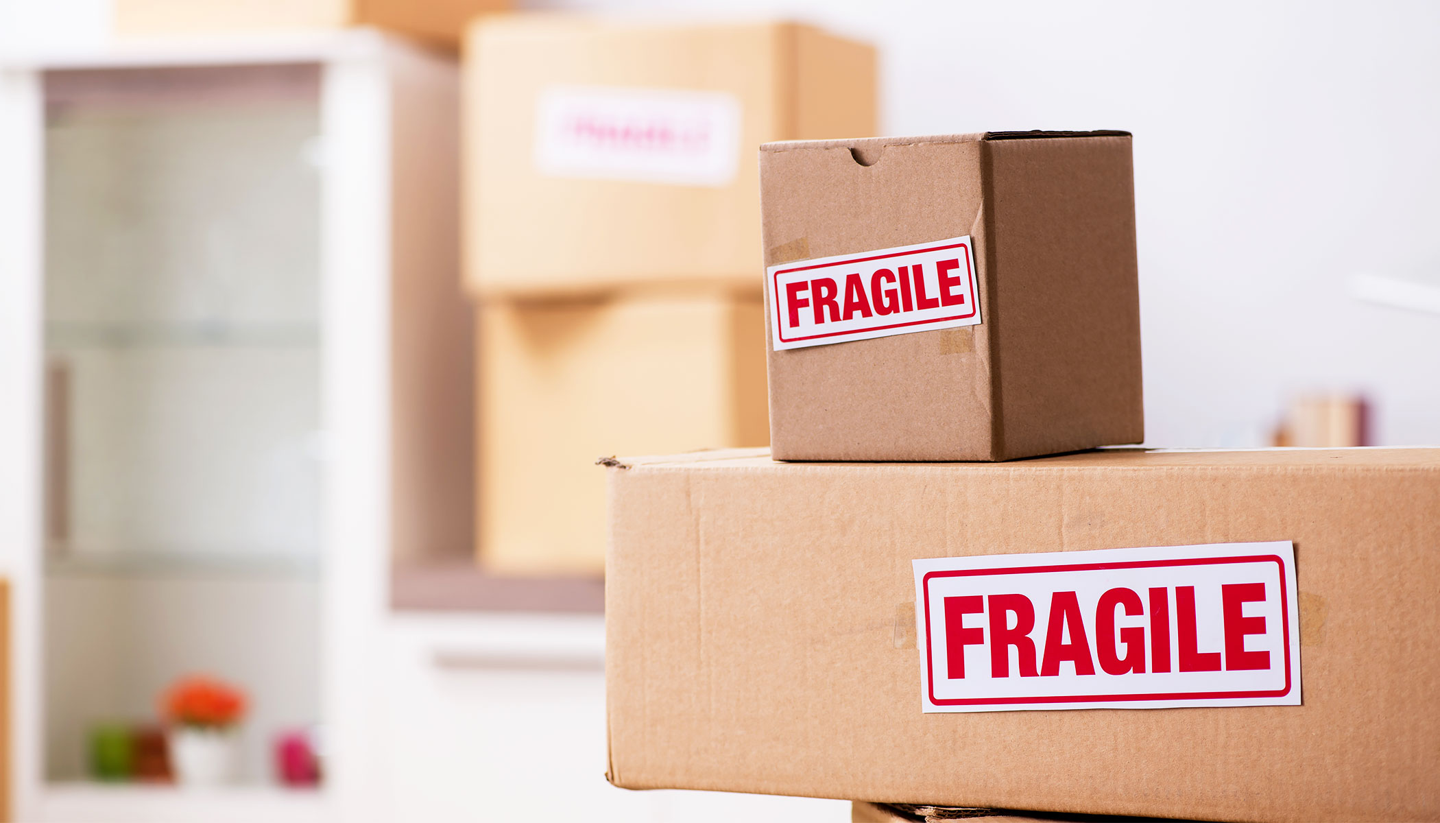 How do you pack odd shaped fragile items?