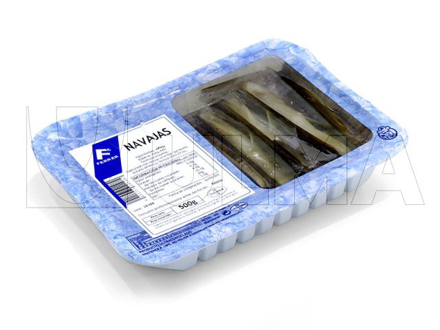 How do you package frozen fish?