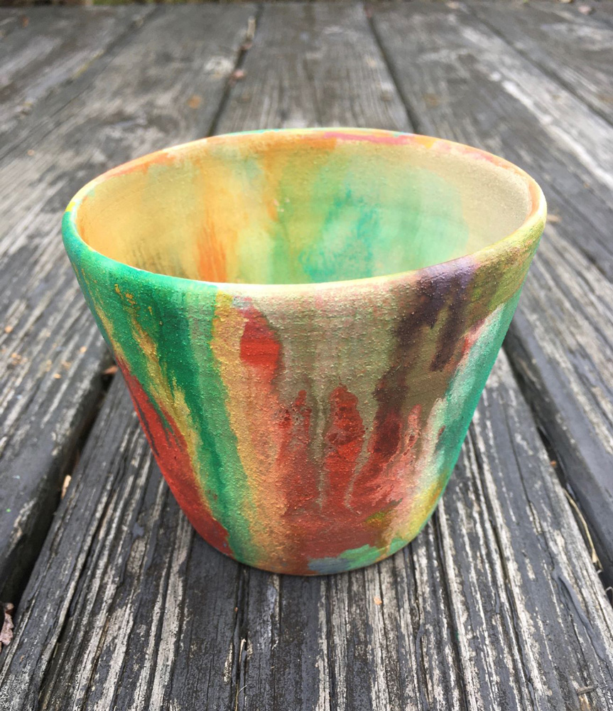 How do you paint bisque ware?