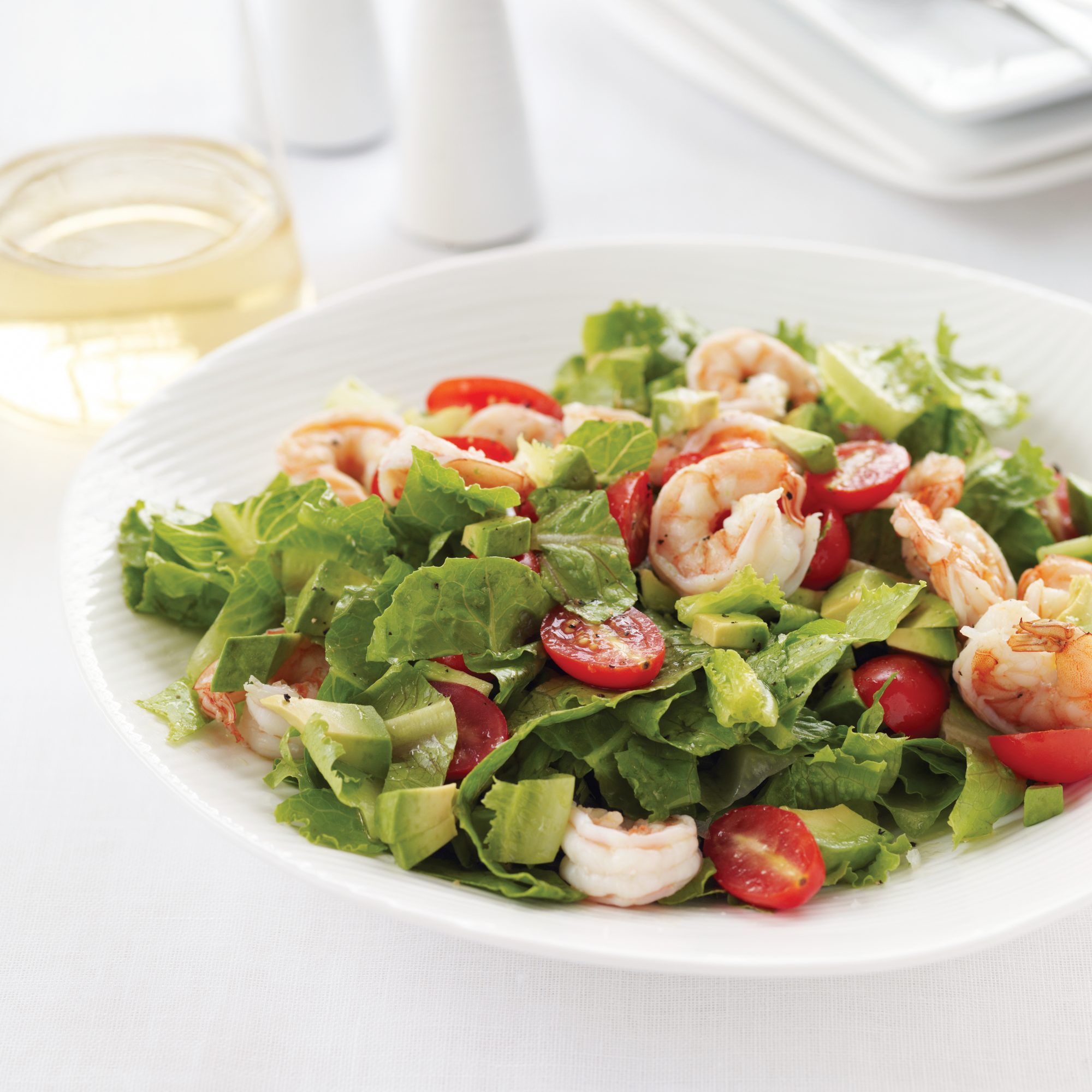 How do you pair salad with seafood casserole?