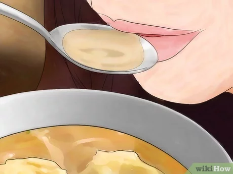 How do you politely drink soup?