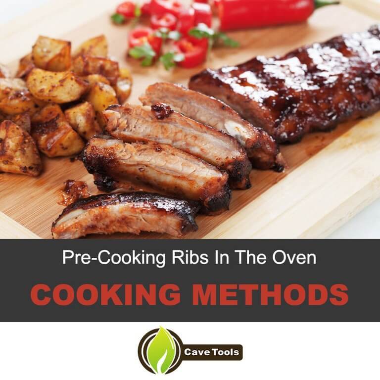 How do you pre cook ribs before grilling?