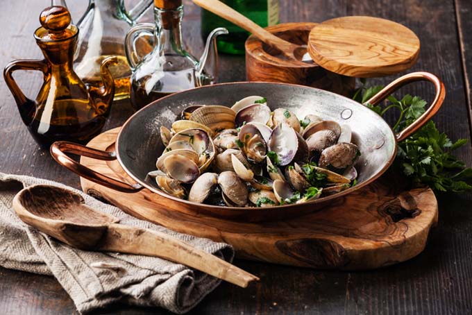 How do you prepare and cook shellfish?