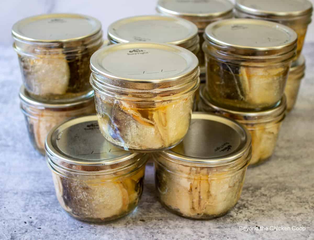 How do you prepare fish for canning?