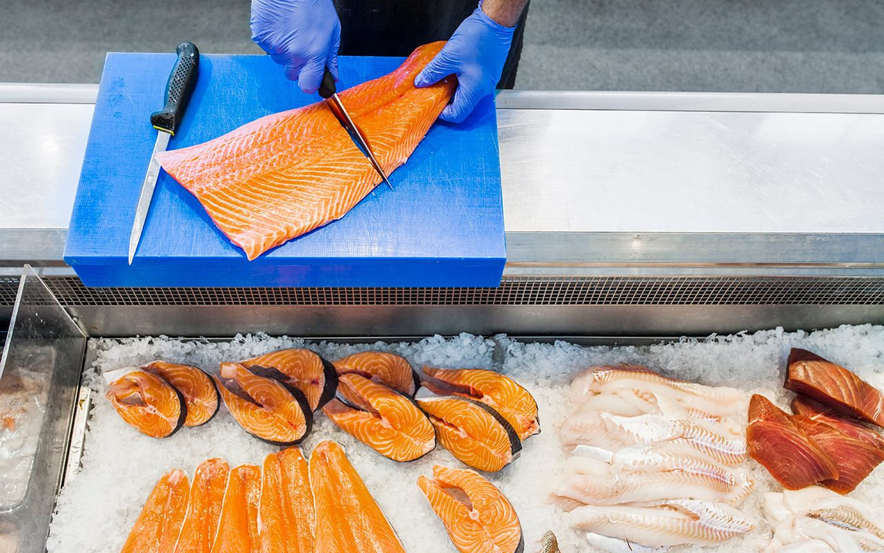 How do you prepare store bought salmon?