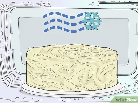 How do you preserve a cake for 3 days?