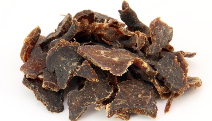 How do you preserve dried meat?